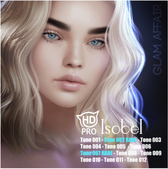 Second Life Marketplace - [Glam Affair] Isobel Layer [Catwa] 005